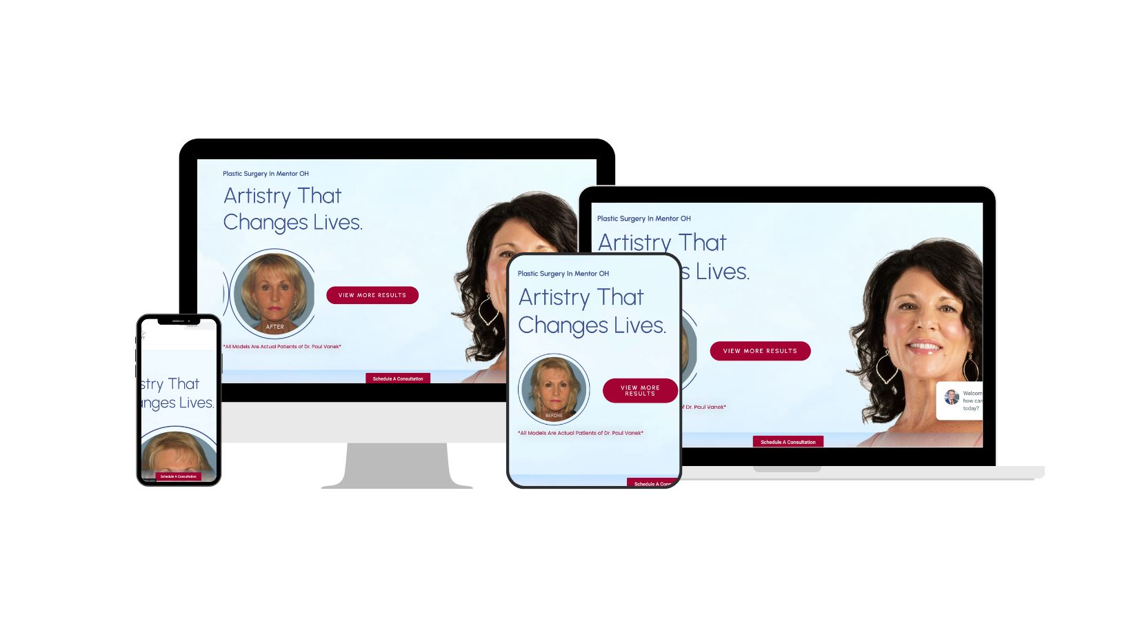 Cosmetic Surgery Website Design - Alpha Key Digital